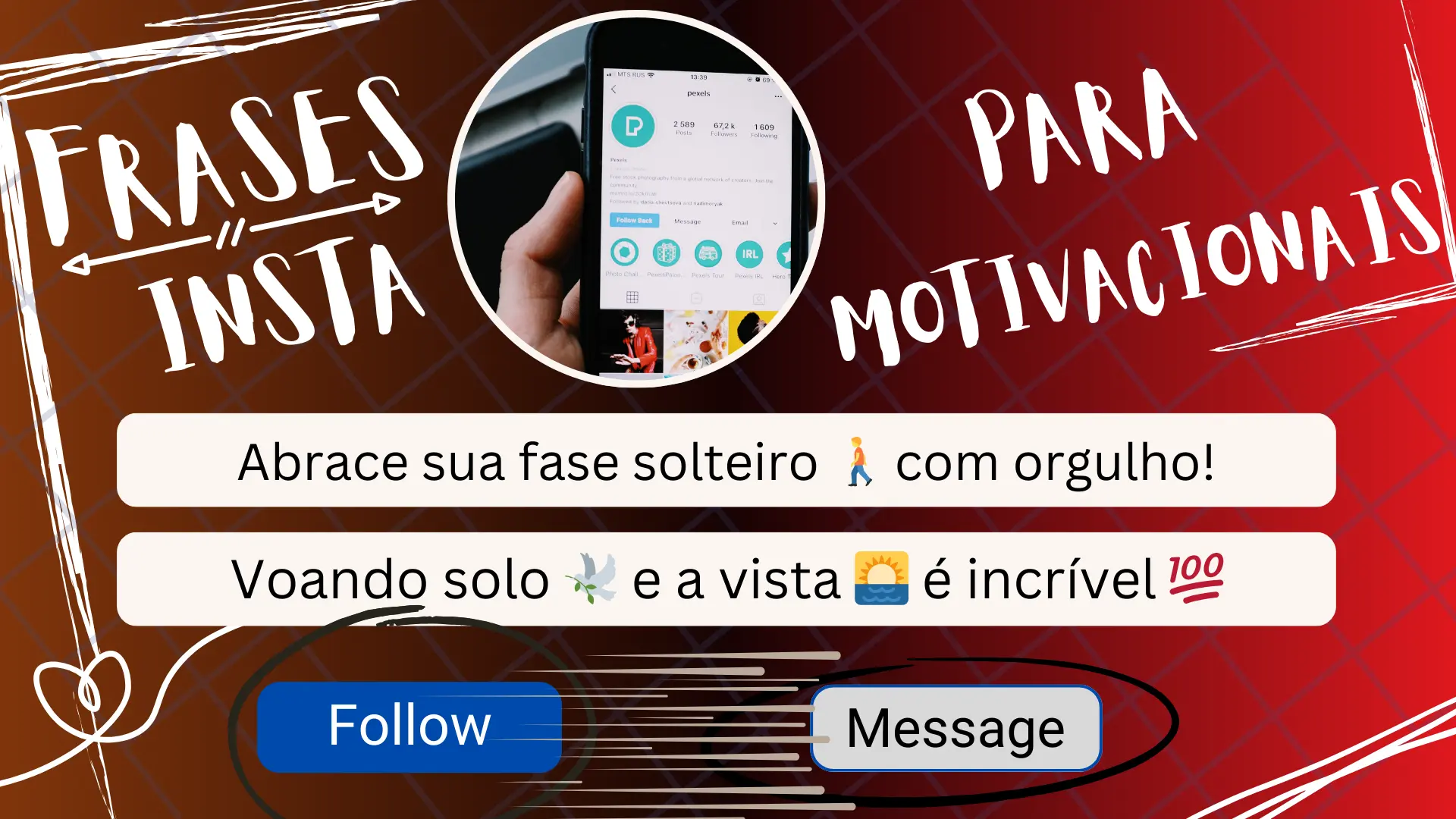 Frases Motivacionais para Bio do Instagram: Curtas, Profissionais e de Deus